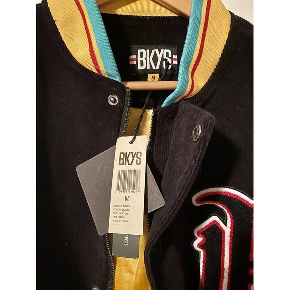 Bkys | Jackets & Coats | Bkys Black Keys Corduroy Letterman Jacket ...